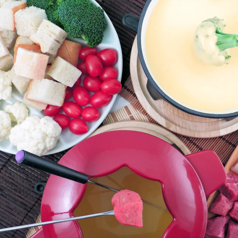 Cherry Red 11 Piece Fondue Set – Homestead Store