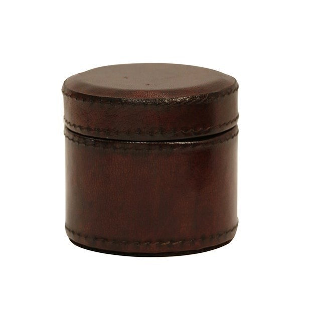 Leather Round Box – Homestead Store